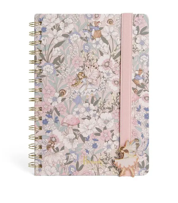 Harrods Woodland Fairy A5 Notebook - Pink