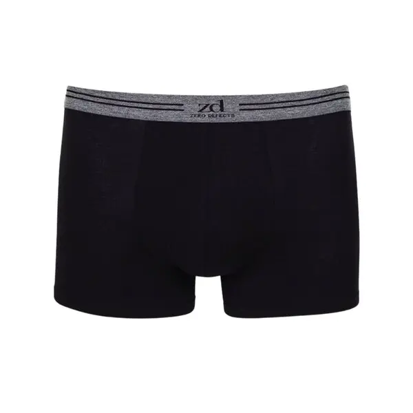 ZD ZERO DEFECTS Atenas Trunk Boxer Egyptian Cotton Comfort & Sophistication Color - Black