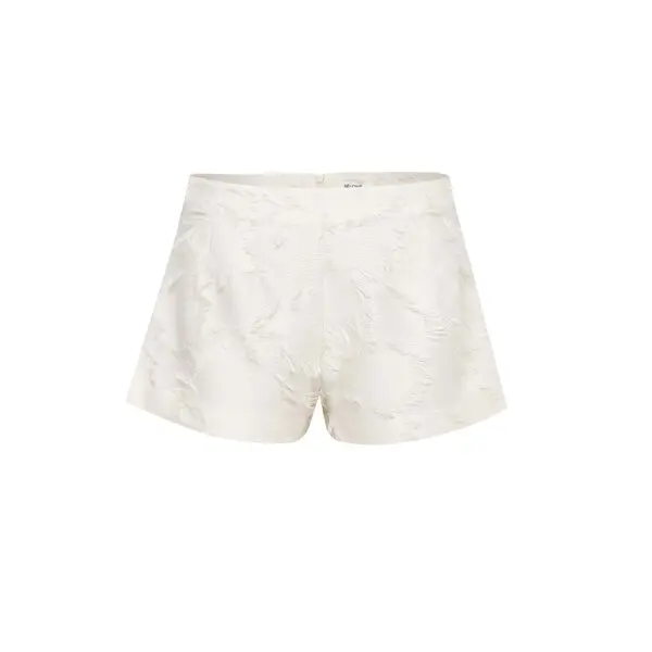 Sélone Jora Fringe Shorts / Cream - White