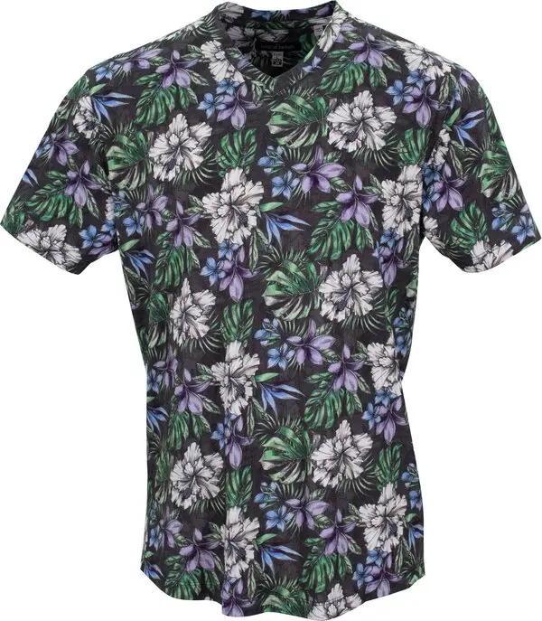 LORDS OF HARLECH Maze Colorful Floral - Black