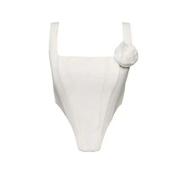 BENEDETTO Wool Cutout Corset