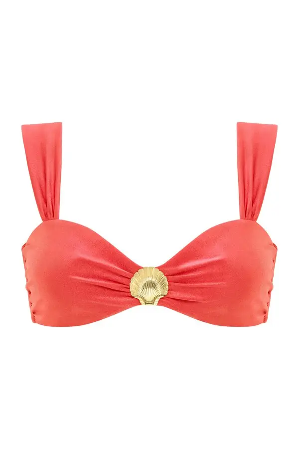 ADRIANA PAPPAS DESIGNS Jolie Top Coral Quartz - Orange