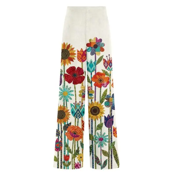 ALOHA FROM DEER Boho Garden Long Loose Pants