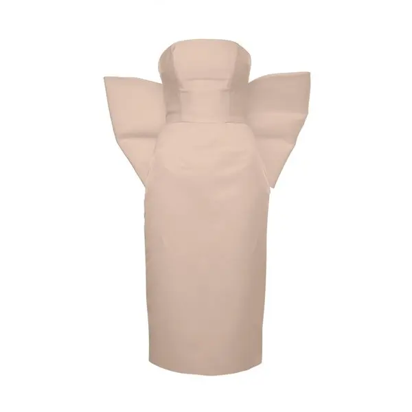 Baé Special Moments Neutrals Kira Dress + Big Bow - Pink