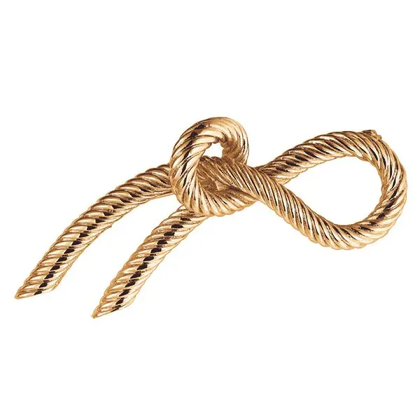 Grossé Loop Brooch, Series Trésor - Gold