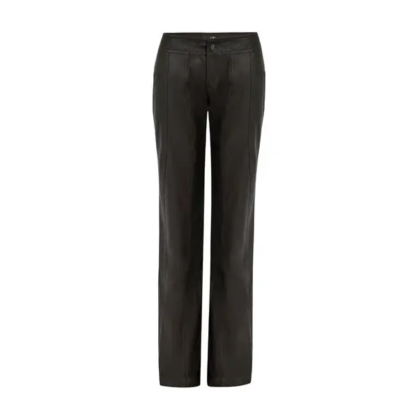 OW Jade Low-waist Faux Leather Pants