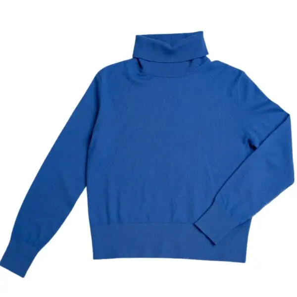 PORRIDGE KNITWEAR Cashmere Anne Poloneck - Blue