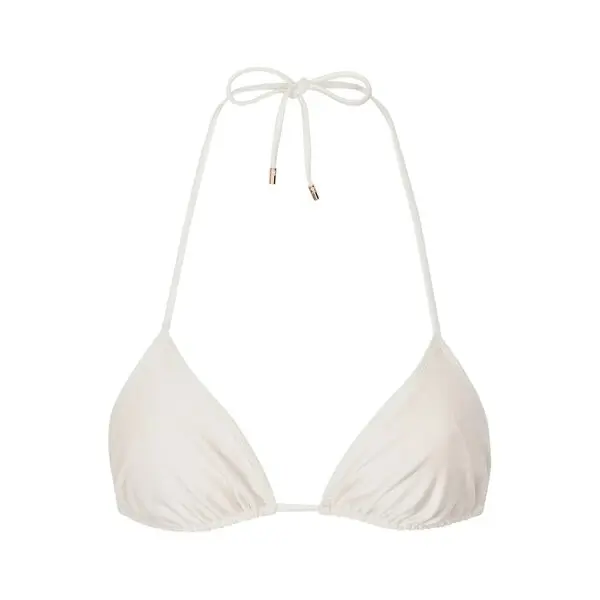 SUNKISSED Le Triangle Top Coco Bikini Top - White