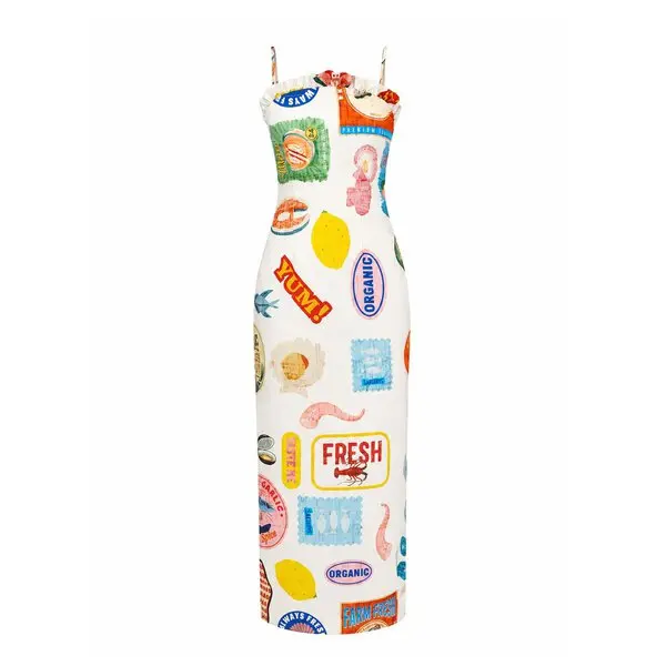 WE ARE KINDRED Florence Strap Maxi Dress Cream - White