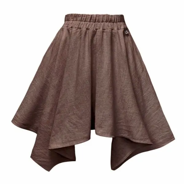 FROCK TALES Bay Mini Hanky Skirt In Mocha - Brown
