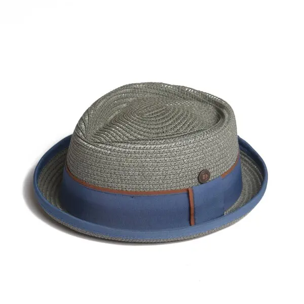 DASMARCA HATS Dasmarca Durban Summer Diamond Crown Light Weight Breathable Porkpie Hat Patina - Green