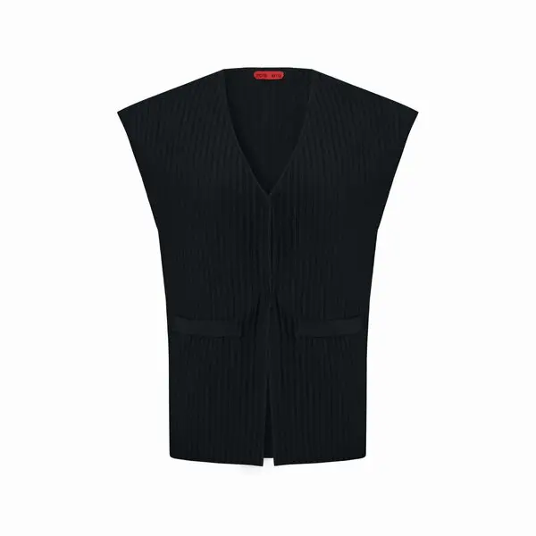 PCFG Knitted Vest Jet - Black