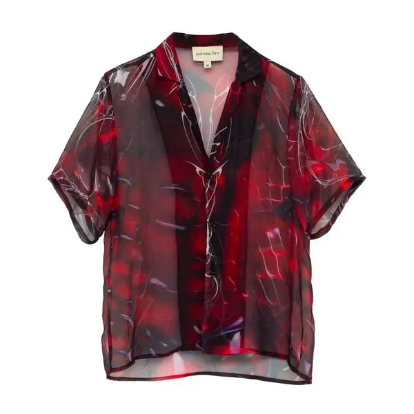 PALOMA LIRA White Scars Shirt - Red