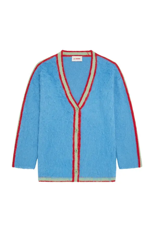 LA GRANNI Limited Edition Oversized Suri Cardigan Baby - Blue