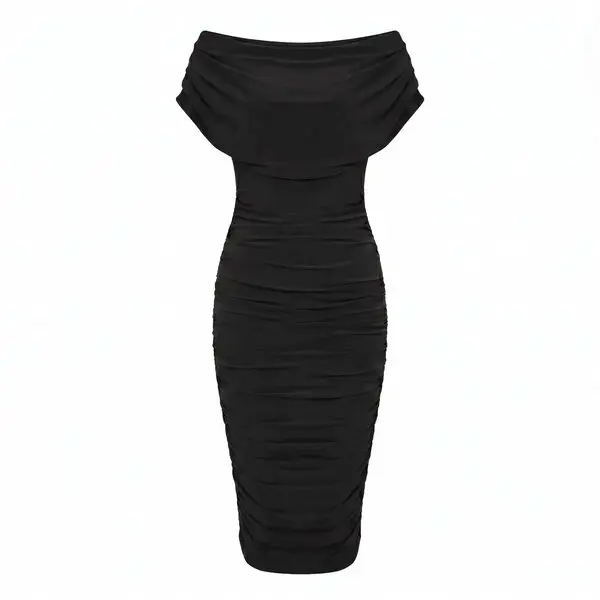 ATOM LABEL Oxygen Dress - Black