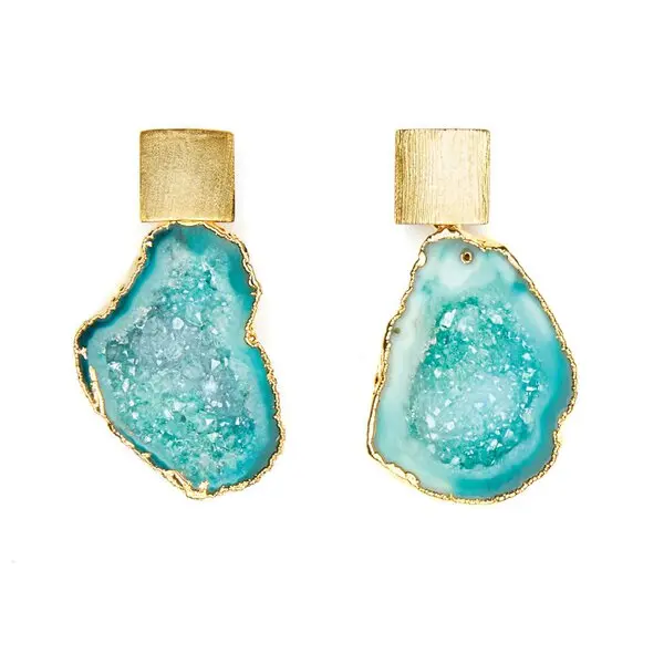 MAGPIE ROSE Rocks In The Sky Earrings - Green