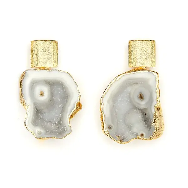 MAGPIE ROSE Rocks In The Sky Earrings - Grey
