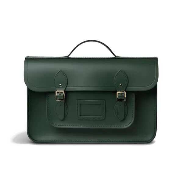 CAMBRIDGE SATCHEL The 15 Inch Batchel Racing - Green