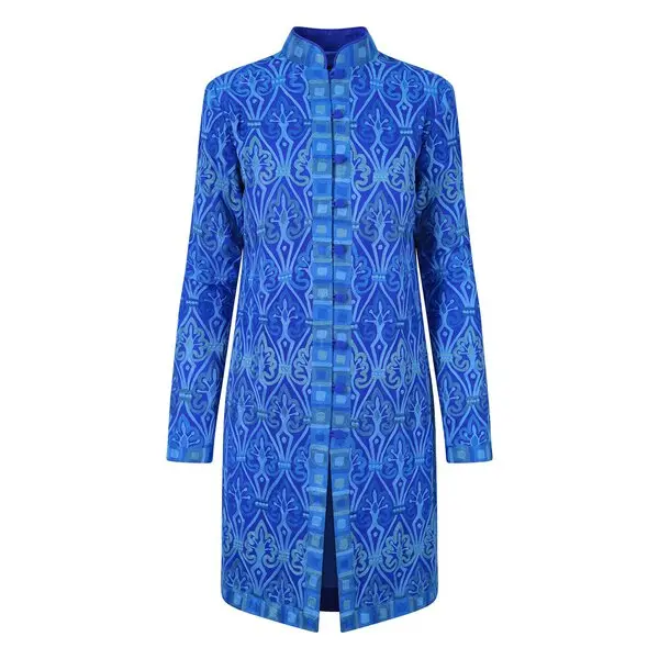 BEATRICE VON TRESCKOW Mystique Embroidered Jacket - Blue