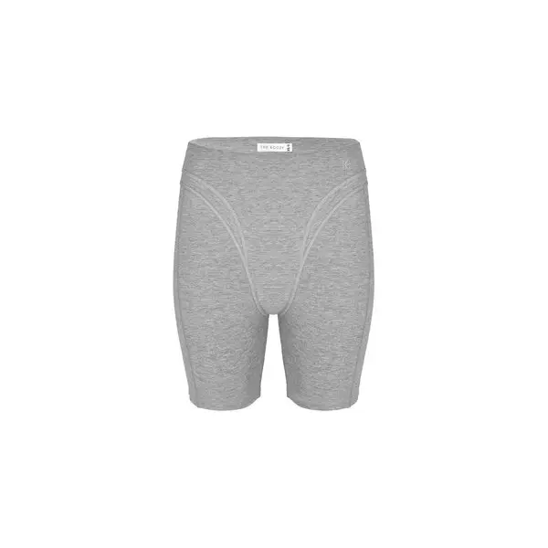 THE KOOZY Monroe Stretch Shorts In Melange - Grey