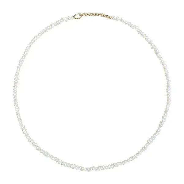 KIRI & BELLE Lia Mini Freshwater Pearl Filled Necklace - Gold