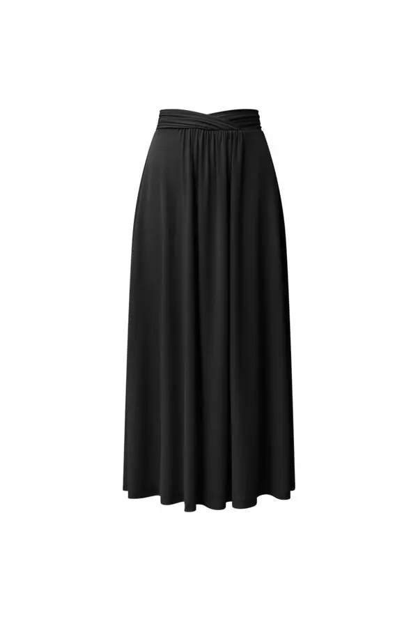 JAMES LAKELAND Jersey Midi Skirt - Black