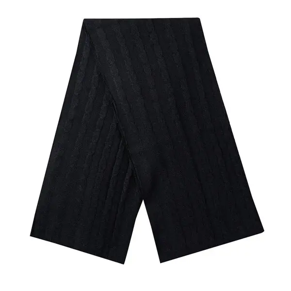 MOHAIR&ANGORA Mohair Scarf Myra - Black