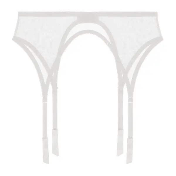 JOURNELLE Odette Classic Suspender Blanc - White