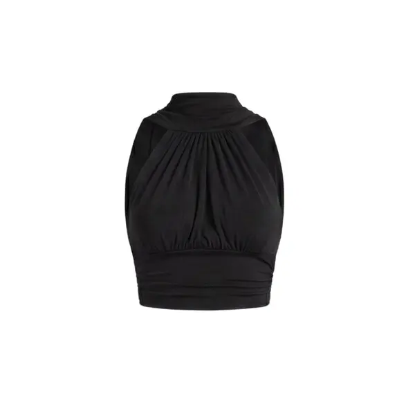 KHELA THE LABEL Stay Close Top - Black