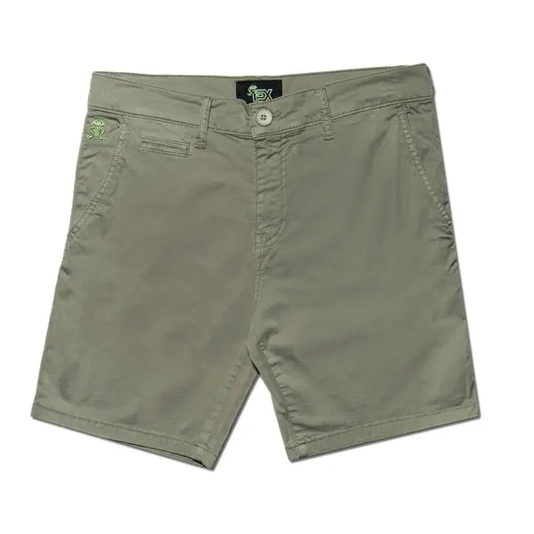 EIGHT X Ash Frog Chino Shorts - Grey