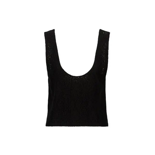 MARIANNE BY MARIE JORDANE Sacha Crochet Cropped Top