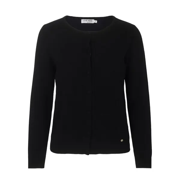 TIRILLM Emilie Basic Cashmere Cardigan - Black
