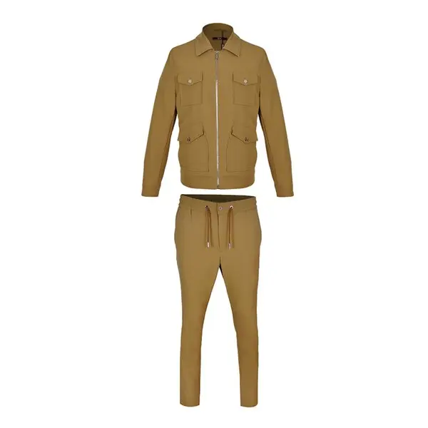 DAVID WEJ Ashford Trucker Set Beige - Brown