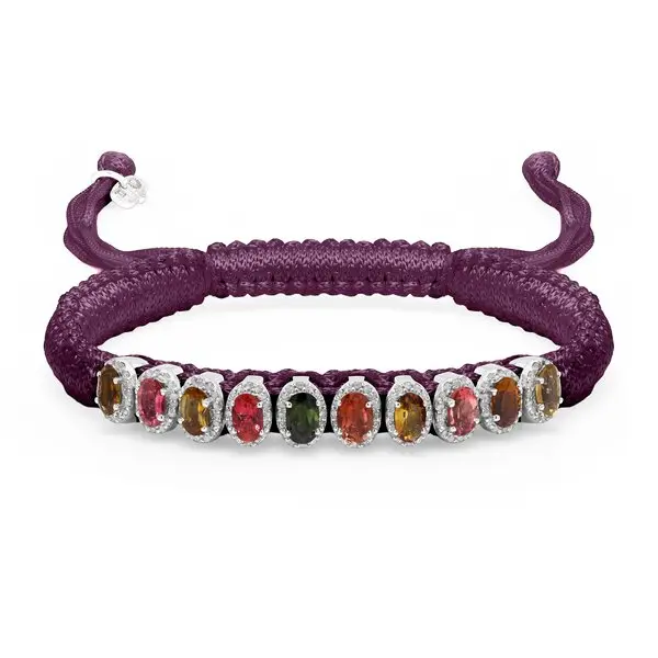 CARAVAN OF STONES Vampire Claret Mini Lisse Bracelet - Red