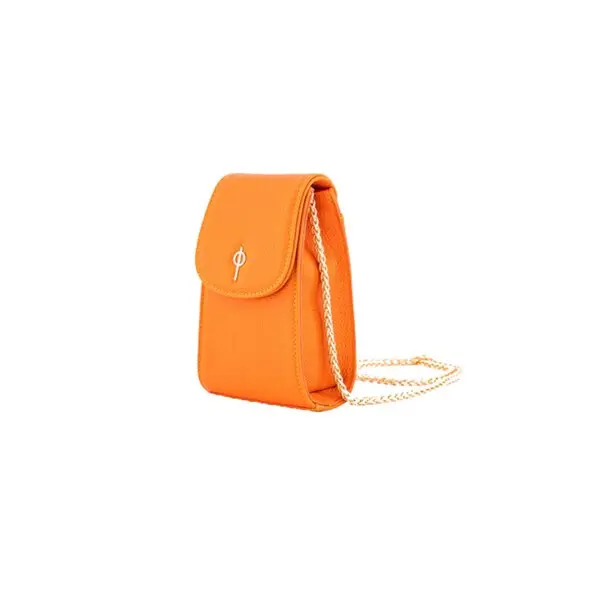 OTRERA Casey Leather Crossbody - Orange