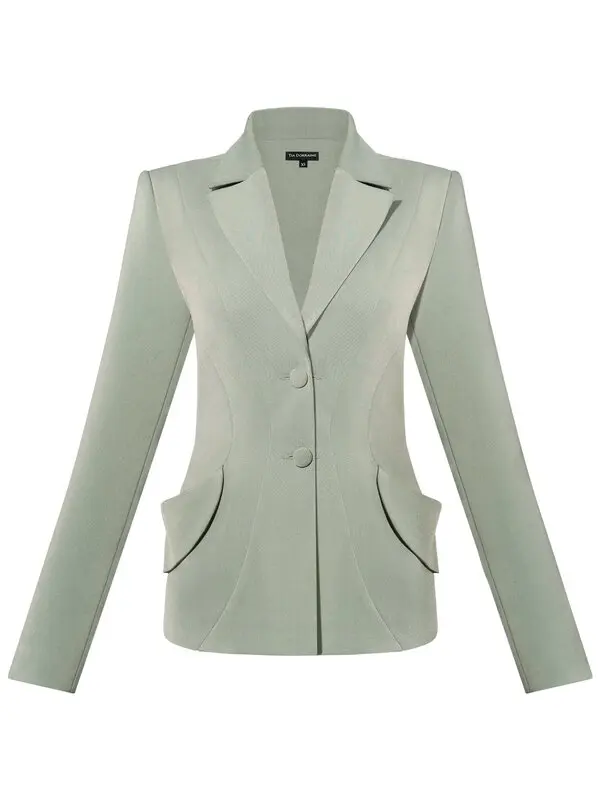 TIA DORRAINE Tailored Fit Suiting Blazer Light - Green