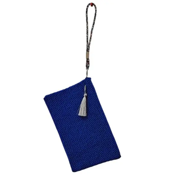 SPRINGMOONATELIER Handmade Clutch Bag – Elegant And Chic - Blue