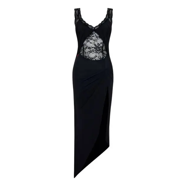 PCFG Daydreamers Sleeveless Lace Detail Dress - Black