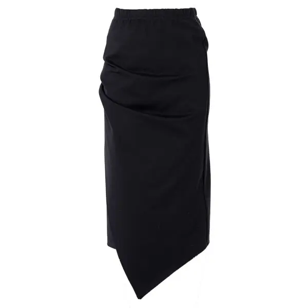 METAMORPHOZA Midi Asymmetrical Skirt - Black