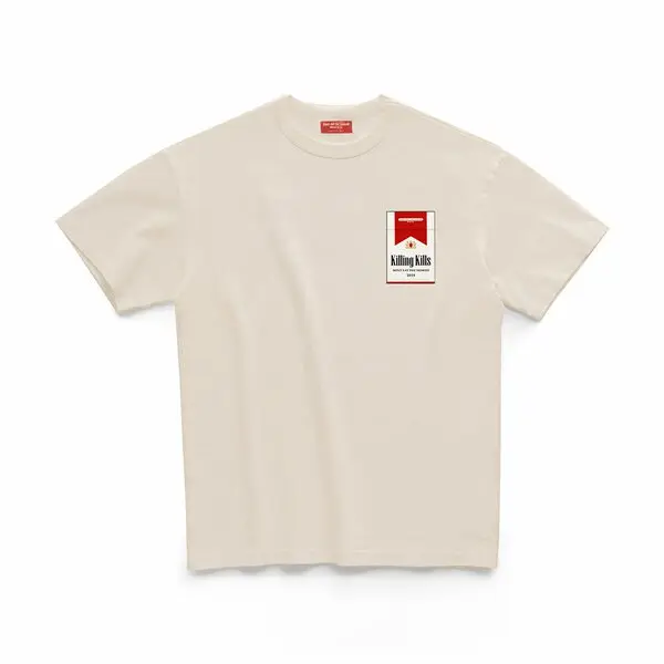 DONT EAT THE HOMIES Neutrals Killing Kills Tee - White