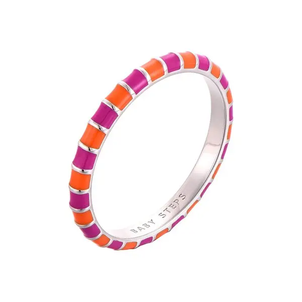 PINNOLE Orange & Thin Ring - Purple