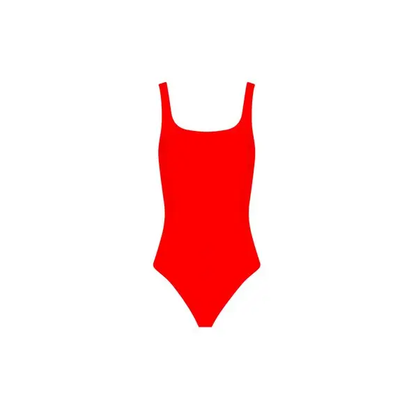 THE KOOZY Chani Bodysuit In Sunset - Red