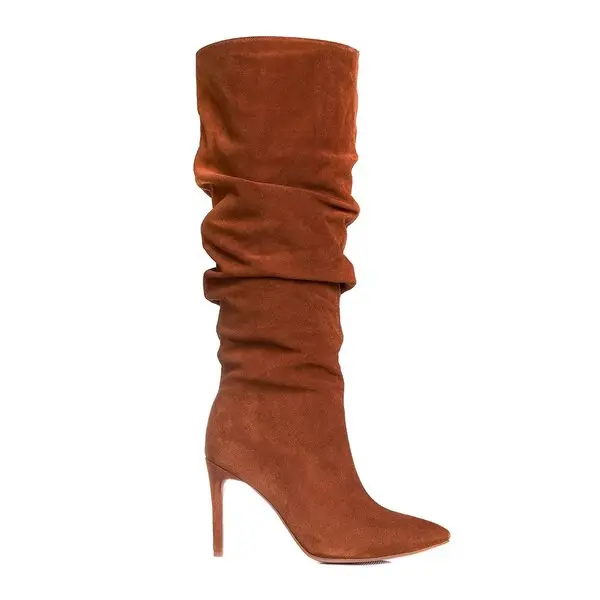 GINISSIMA Caramel Suede Eva Boots