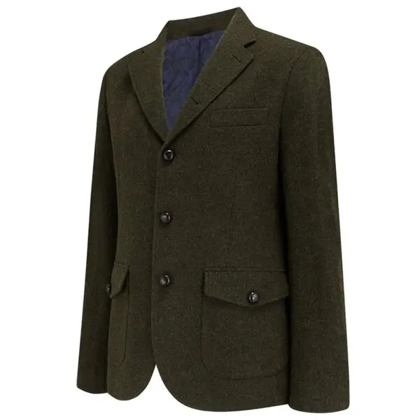 GUARDS LONDON Allenby Tweed Blazer - Green