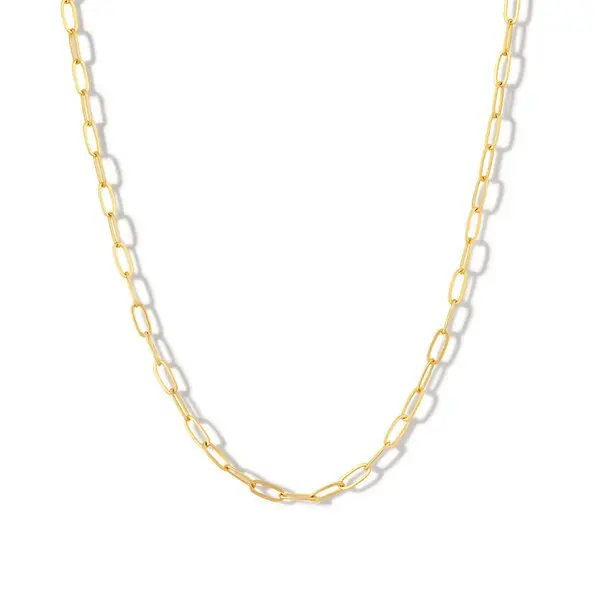 FORMATION CO. JEWELLERY Laura Mini Oval Link Necklace - Gold