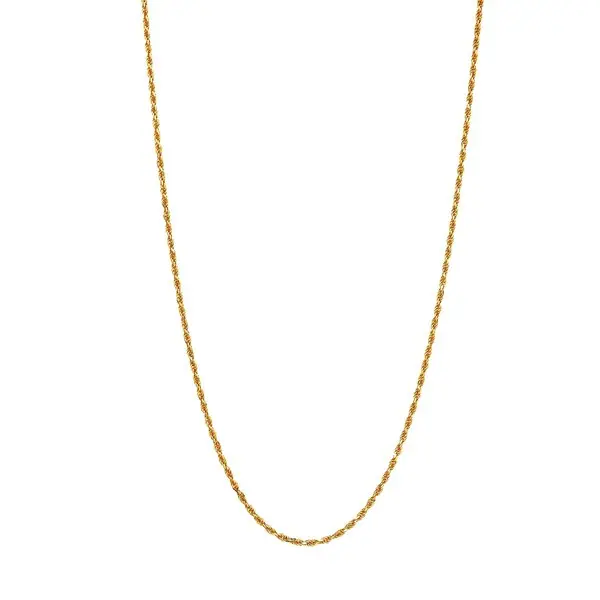 LAIT & LUNE Ari Rope Chain Necklace 18k Vermeil - Gold