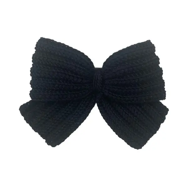 PINAR OZEVLAT Crocheted Bow - Black