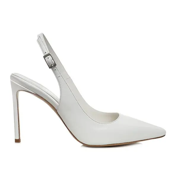 GINISSIMA Lavinia Slingbacks Premium Collection - White