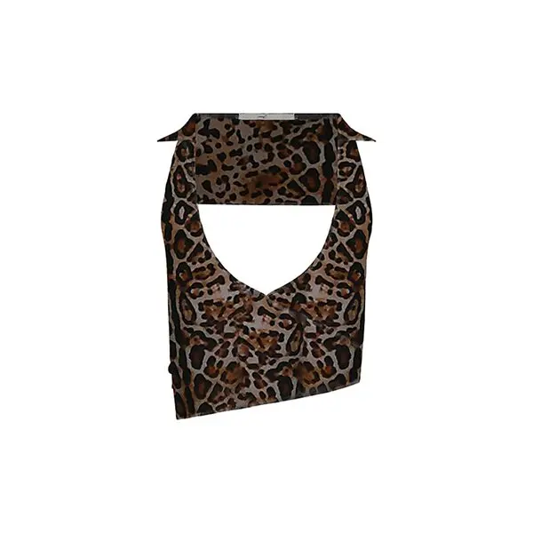 JUNIE Harper Top Leopard - Brown