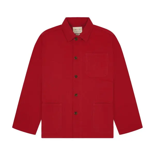 USKEES Overshirt Berry - Red